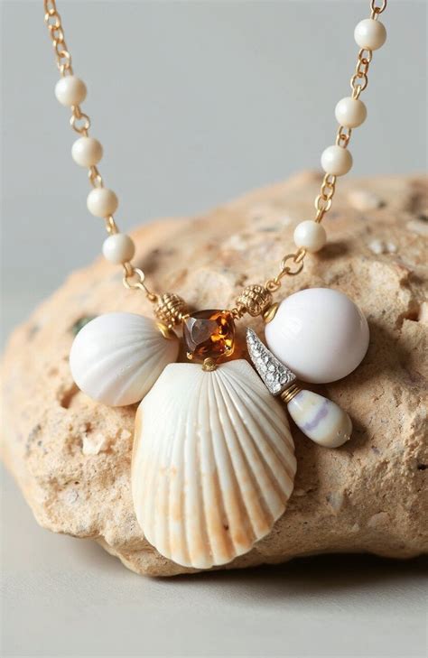 30 Beautiful Shell Necklace Ideas To Create Today Craftering