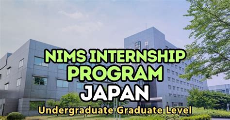 Nims Internship Program 2025 In Japan Scholarships Future