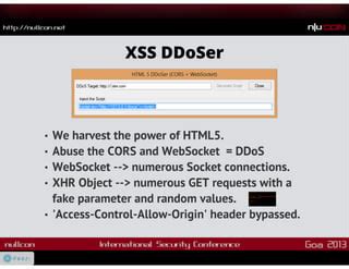 OWASP Xenotix XSS Exploit Framework V3 Nullcon Goa 2013 PPT