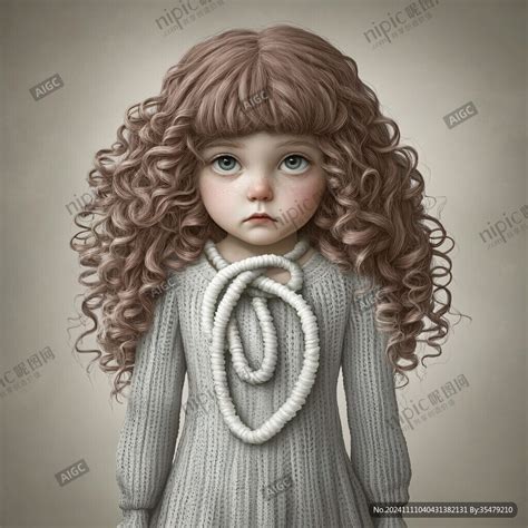 Ai创作图红发麻花辫小女孩 小女孩头像插画 3d女娃 鼠绘卡通娃娃 娃娃艺术品 插画小女孩 插画娃娃 复古娃娃素材 戴围巾的红发小姐姐 娃娃头像 小女孩儿插 流泪的玩具娃娃 写实少女 娃娃无框