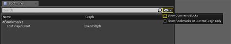 Working With Bookmarks For Blueprint Graphs In Unreal Engine Unreal Engine 54 Documentation