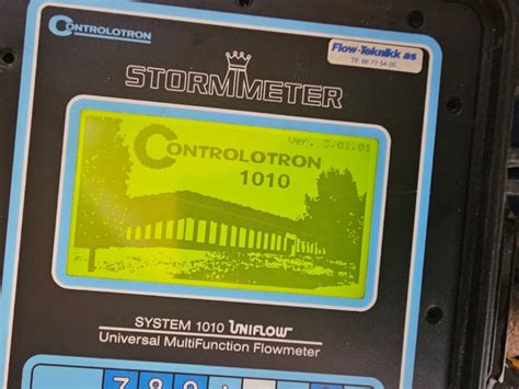 Used Controlotron Stormmeter System 1010 Uniflow Universal Multifunction Flowmeter Orbit Surplus