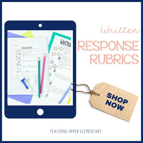 You Can Use These Rubrics As Teaching Upper Elementary