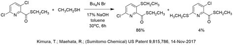 Ptc Nucleophilic Aromatic Substitution With Mercaptide Ptc Organics Inc