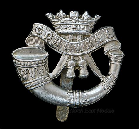 Dcli Duke Of Cornwalls Light Infantry Cap Badge British Badges And