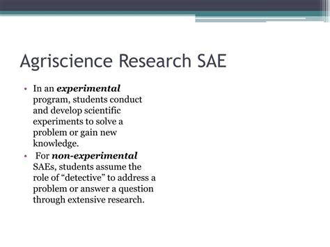 Ppt Exploring Sae Projects Types Benefits And Opportunities