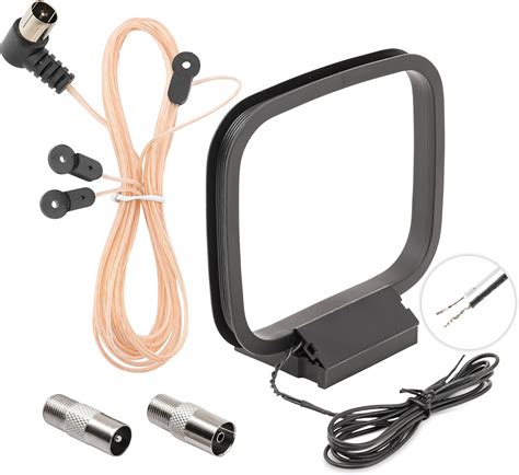 Luxtronic Antena Am Loop Y Kit De Antena Dipolo Fm Sistema Estéreo Para