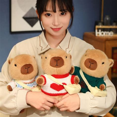 Beibei Clothing Accessories Simulation Capybara Plush Toy Cloth Doll