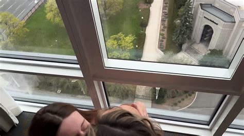 Nadia Foxx And Serenity Cox Girls Use Double Ended Dildo While Husband