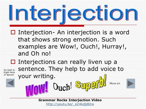 Interjections MRS WHEELER