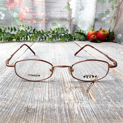 Copper Eyeglass Frames Only Big Rectangle Prescription Glasses Unisex
