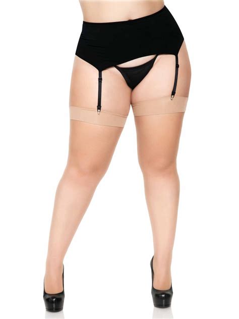 Plus Size Thigh High Stockings Womens Hosiery Leg Avenue
