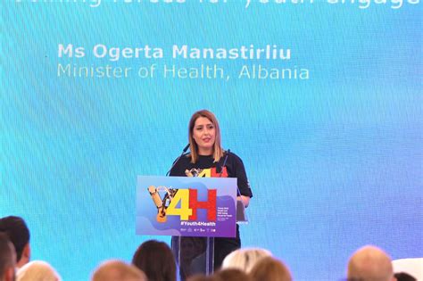 Forumi Rajonal i OBSH për Shëndetin e të Rinjve në Tiranë Manastirliu Për herë të parë