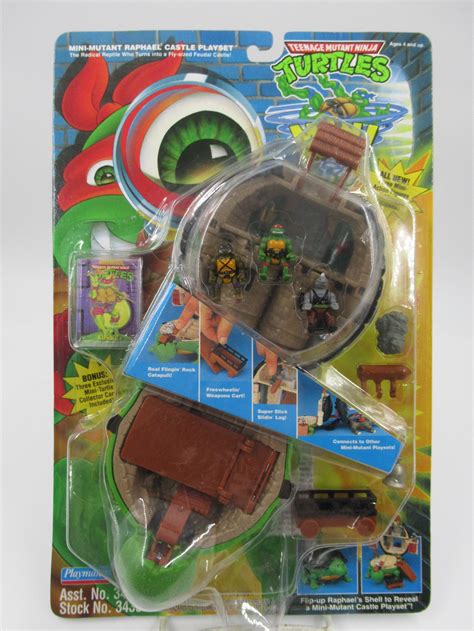 Teenage Mutant Ninja Turtles Mini Mutants Raphael Castle Playset Tmnts