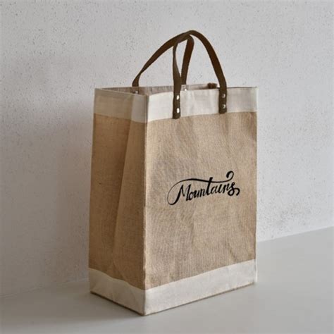 아폴리스 고급쥬트에코백 프리미엄 쥬트에코백 판촉물 인쇄제작 황마소재