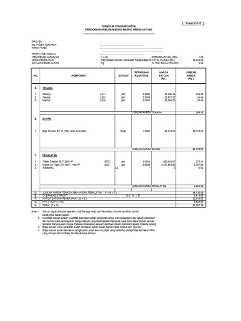 Penyediaan Struktur Jembatan Rangka Baja Pdf