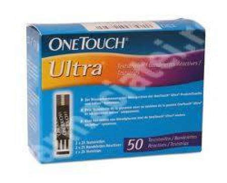 Teste De Glicemie One Touch Ultra 50 Bucati Lifescan Farmacia Tei