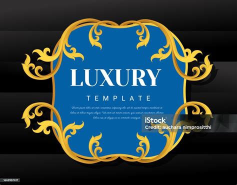 장식적인 아시아 전통 예술 프레임입니다 황금 윤곽선 꽃 테두리입니다 초대장 웹 사이트 및 인사말 카드에 대한 그림 N 그림 검은 테두리에 대한 스톡 벡터 아트 및 기타