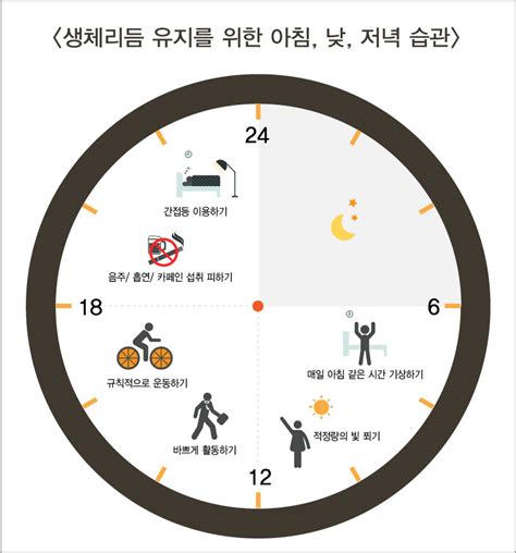 노벨상이 주목한 생체 시계 바로잡는 비결 여섯 가지 중앙일보헬스미디어