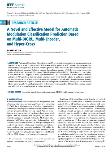 A Novel And Effective Model For Automatic Modulation Classification
