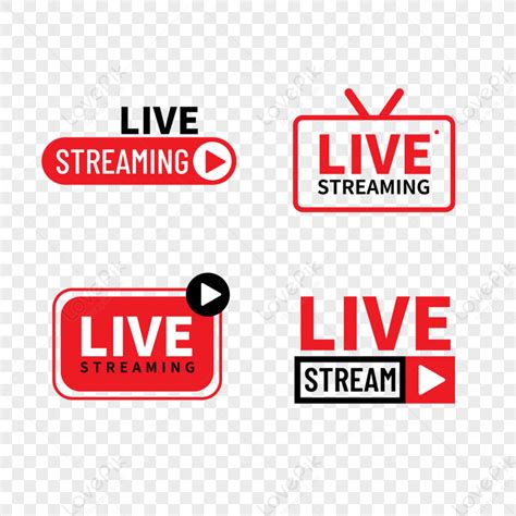 라이브 스트리밍 재생 상자 일러스트 버튼기하플레이어 Png 일러스트 무료 다운로드 Lovepik