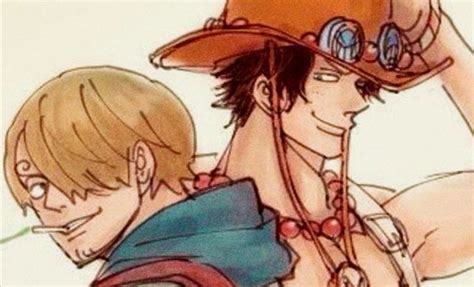 Portgas D Ace X Sanji Vinsmoke One Piece Ships Acesan