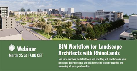 Rhino News Etc Bim Workflow For Landscape Architects With Rhinolands
