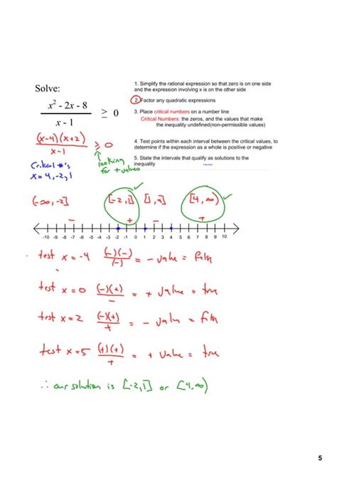 Nov 17 Rational Inequalities Pdf