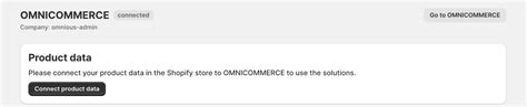 Integrating Data To Workspace Omnicommerce Guide