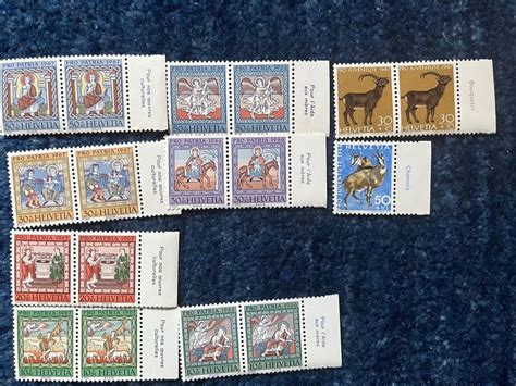 Ungestempelte Briefmarken CH Pro Patria Und Kaufen Auf Ricardo