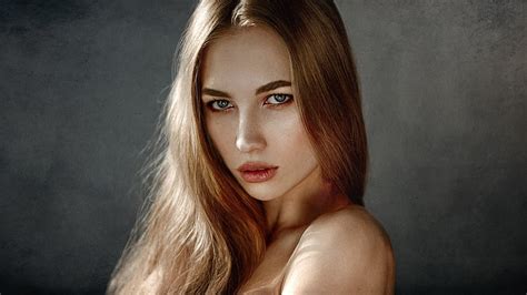 Georgy Chernyadyev Potret Model Wajah Wanita Wallpaper Hd