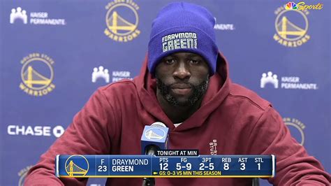 Draymond Green PostGame Interview Golden State Warriors Vs Minnesota