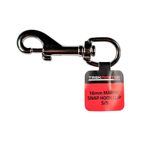 Taskmaster 16mm Stainless Steel Marine Snap Hook Bunnings Warehouse