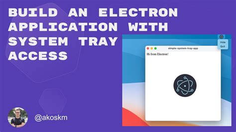 Tray Menu Electron At Sara Sugerman Blog