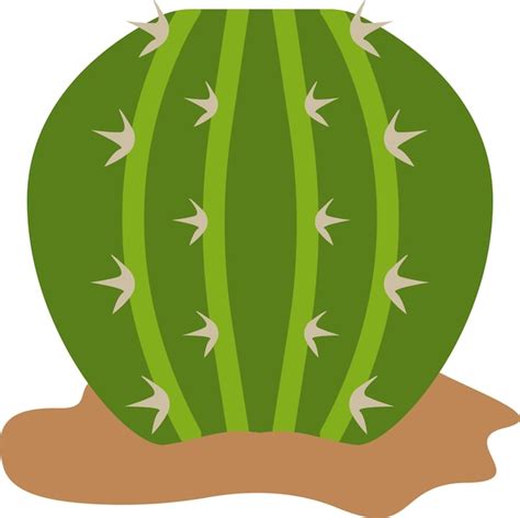 선인장의 그림 프리미엄 벡터