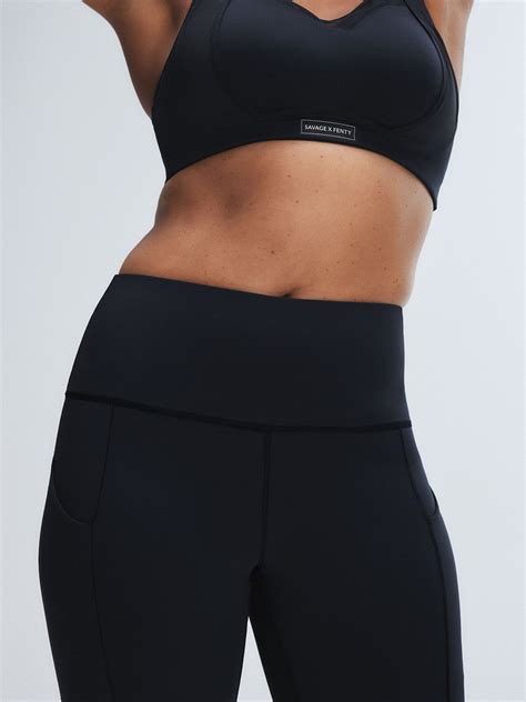 Breakthru High Impact Sports Bra In Black Savage X Fenty