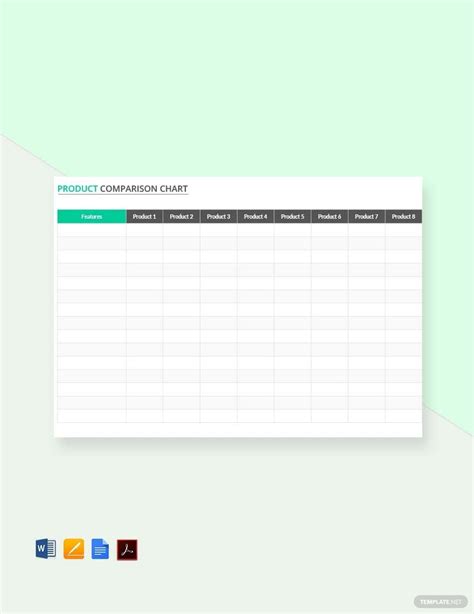 Comparison Chart Template