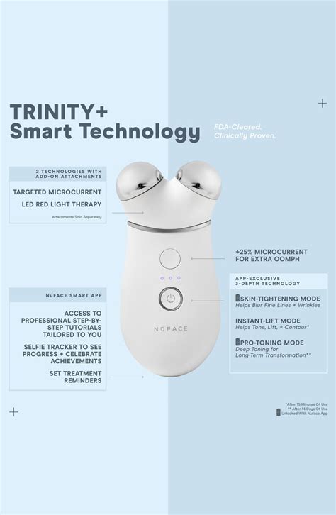Nuface® Trinity Smart Advanced Facial Toning Device System Nordstrom