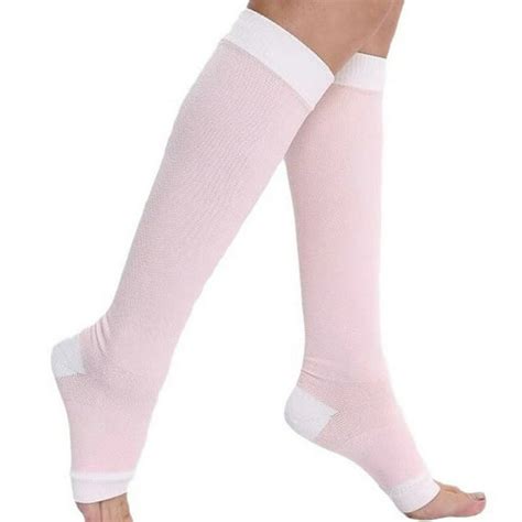 Clearance Under 5 Miqool Open Toe Compression Socks For Women And Men