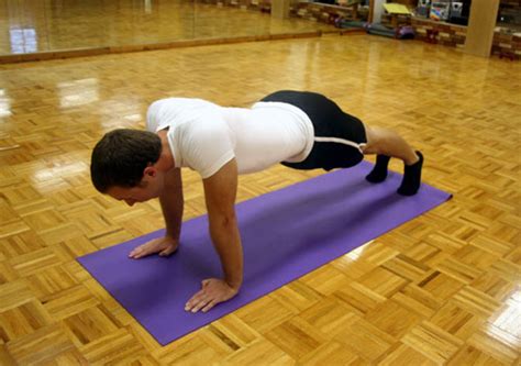 How To Do A Scapular Push Up Bodyweight Exercise