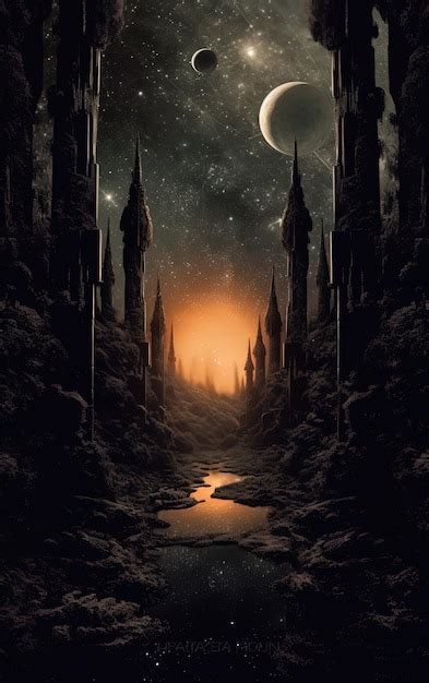 Premium Photo Dark Void In The Universe Symphony