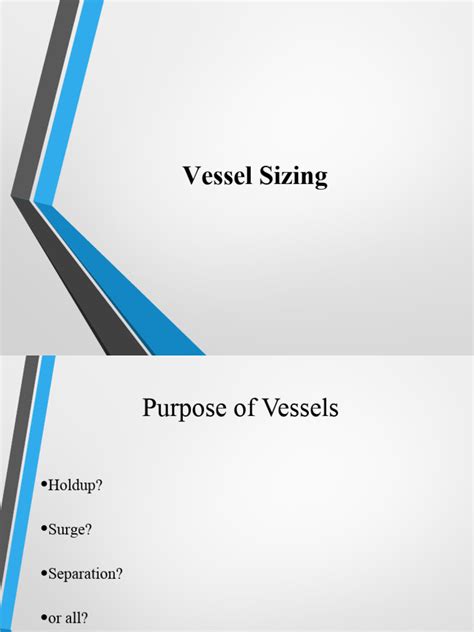 Vessel Sizing Pdf Gases Water