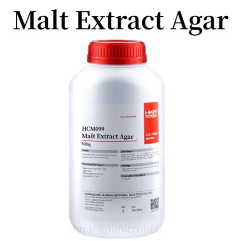 malt extract agar mea for the detection isolation and enumeration of