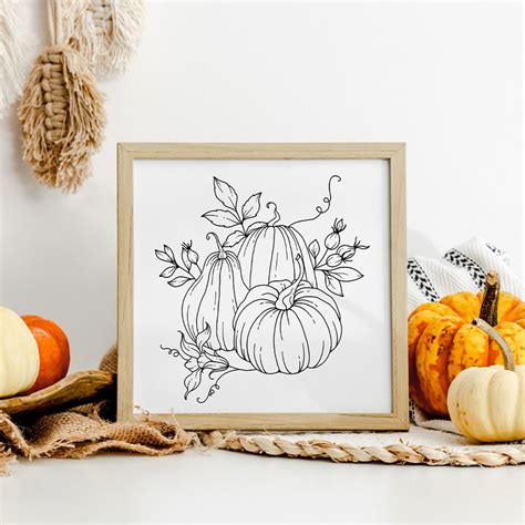 Pumpkin Line Art Pumpkin Svg And Png Clipart Halloween Pumpkins Line
