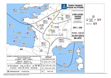 Flying Interpretation Weather Chart For IFR Flight Flying Interpretation Weather Chart For IFR Flight