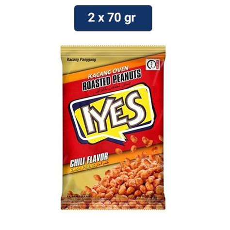Jual Iyes Kacang Oven Pedas 2 X 70 Gr Shopee Indonesia