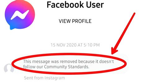 What Is This Message Was Removed Because It Doesnt Follow Community