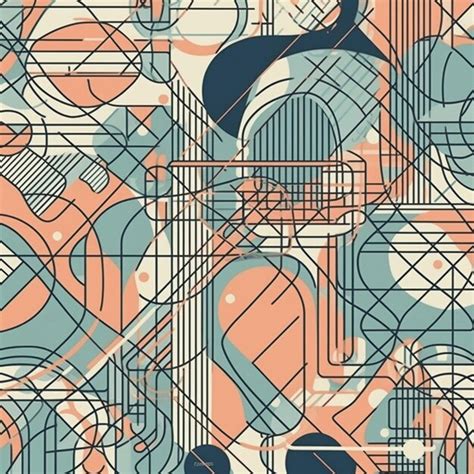 Premium Photo Linearflatabstractlinesseamless