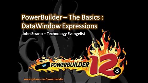 PowerBuilder The Basics DataWindow Expressions YouTube