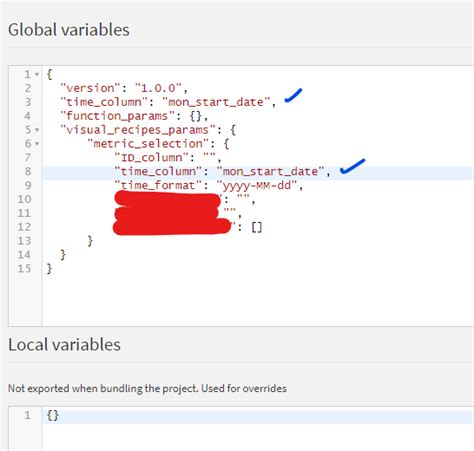 How To Access Global Variables Inside Visual Recipes — Dataiku Community